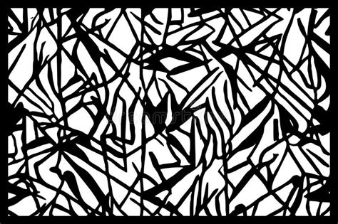Abstract Black And White Pattern For Use In Graphics Stock