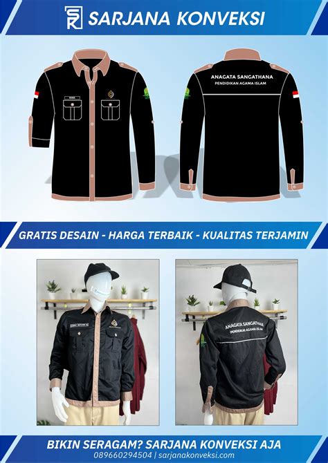 Inspirasi Desain Baju Pdh Modern And Elegan Produksi Di Sarjana Konveksi