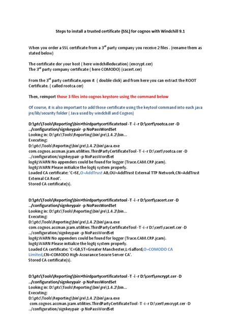 Pdf Steps To Install A Trusted Certificate Dokumentips