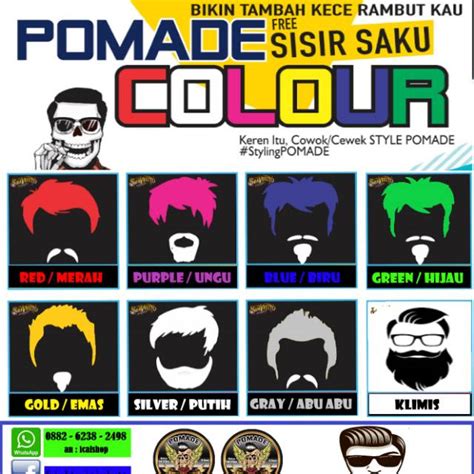 Jual Pomade Warna Shopee Indonesia