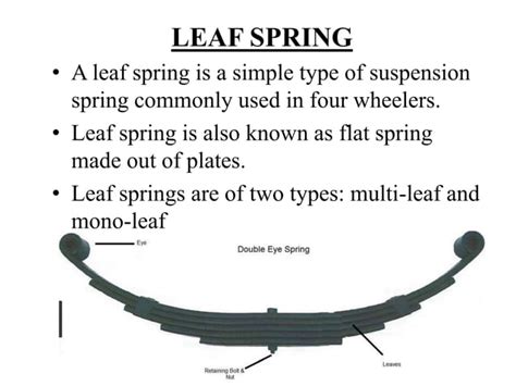 Fabrication Of Gfrpcomposite Leaf Spring Pptx
