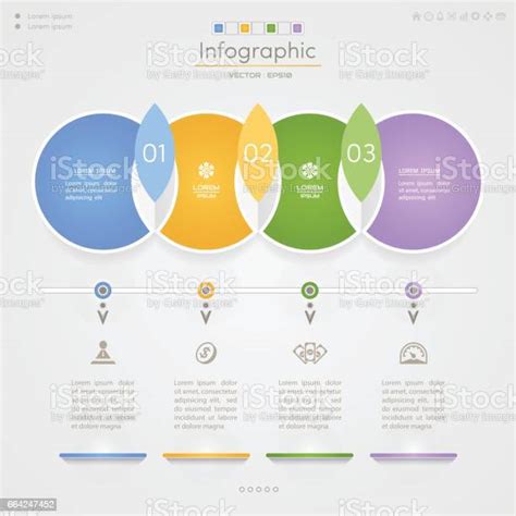 아이콘 프로세스 다이어그램 벡터 Eps10 일러스트와 인포 그래픽 디자인 서식 파일 개념에 대한 스톡 벡터 아트 및 기타 이미지 개념 그래프 그래픽 사용자 인터페이스