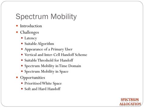 Ppt Spectrum Sensing And Allocation Techniques For Cognitive Radios