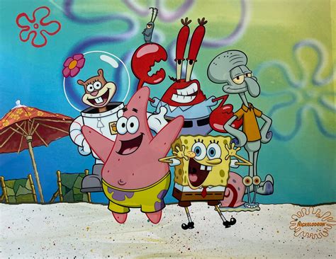 Spongebob Patrick And Squidward Achtergrond Spongebob