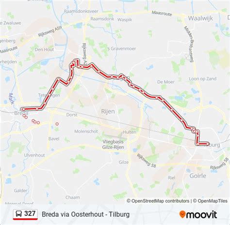 327 Route Schedules Stops And Maps Tilburg Updated
