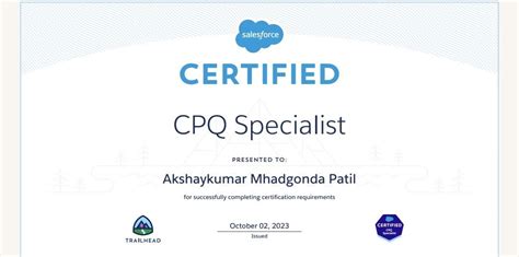 Akshaykumar Patil On Linkedin Salesforcecpq Salesforcecertified 30 Comments