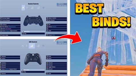 the best binds for controller fortnite players non claw non paddle