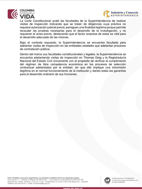 Registrador Denunció Extralimitación En Inspección De La Sic Nos Preocupa El Abuso De Poder De