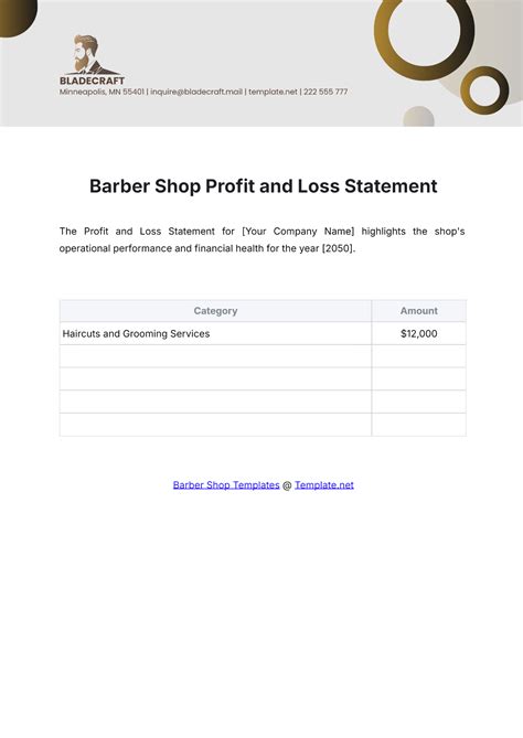 Free Profit And Loss Templates Printable Forms Free Online