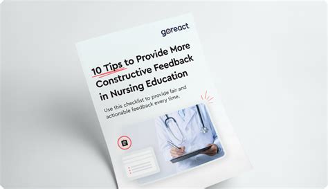 10 Tips To Provide More Constructive Feedback In Nursing Education Video Assessment For Skill