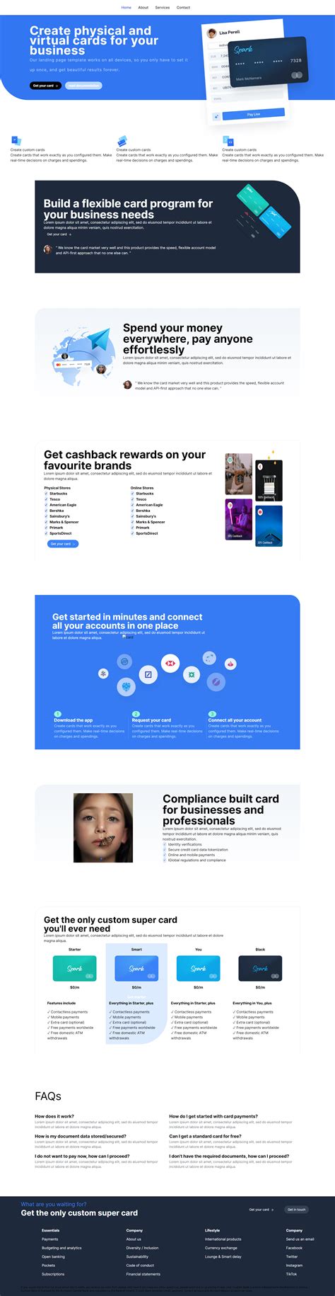 github faresbrayek2 tailwind landing page simple light is a free