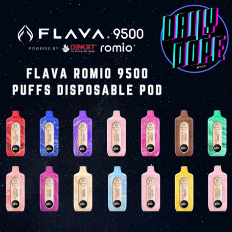 Legit Flava Romio 9500 Puffs Disposable Pod Romio 9500 Vape Flava