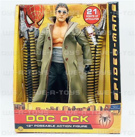 Spider Man 2 Doc Ock 12 Poseable Action Figure 2004 Toybiz No 43025 Nrfp We R Toys