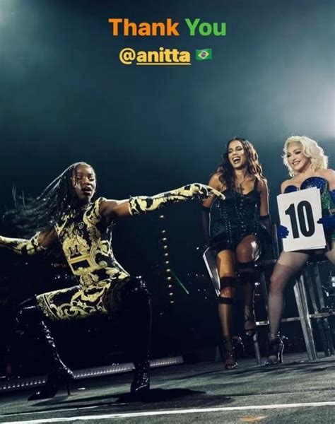 Madonna Posta Foto Ao Lado De Pabllo Vittar E Anitta Para Agradecer Por