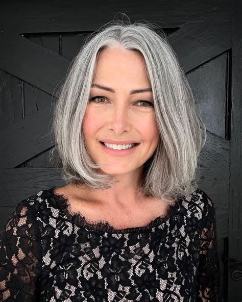 Short Silver Hair Silver Grey Hair Silver Fox Grey Bob Hairstyles