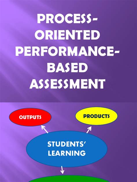 process oriented performance based assessment part 1 1 rubric academic educational