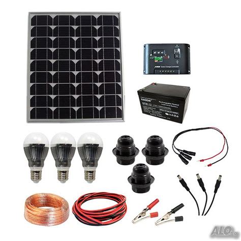 100w Фотоволтаична система за осветление Силнотокови електрически