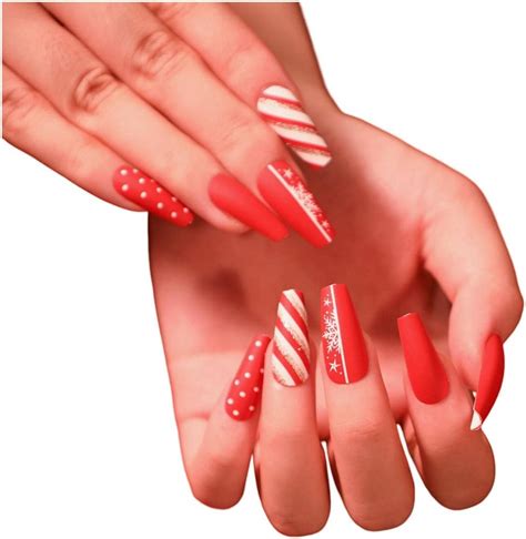 Salon Acrylic Reusable False Nails Set Double Tape And Glue Included