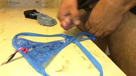 Cumming On Sexy Blue Thong Gay Man Porn Xhamster