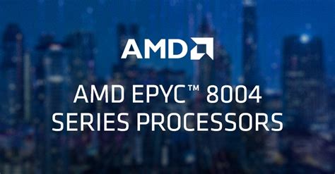 Amd Epyc™ 8004 Series Processors Exertis Enterprise