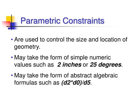 Ppt Parametric Modeling Powerpoint Presentation Free Download Id