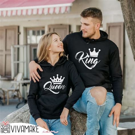 Couple Hoodies Set Of 2 King And Queen Couple Couples Hoodies