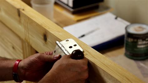 DIY Exterior Door Part 5 Installing Hinges YouTube
