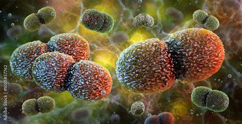 ภาพประกอบสต็อก Enterococcus Faecalis Bacteria Infection Enterococcus