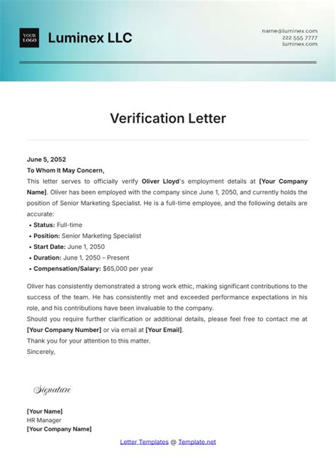 Background Check Confirmation Letter Template Sle