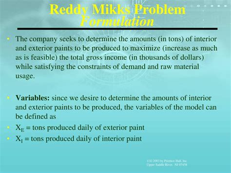 Ppt Linear Programming Formulations And Graphical Solution Powerpoint