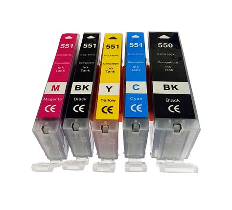 5x Tusze Do Canon Pixma Ip7250 Mg5550 Mg5650 7250 Sklep Opinie Cena