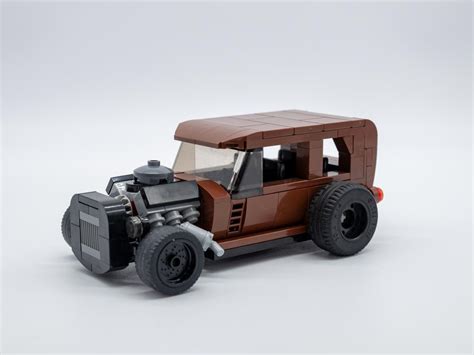 Lego Moc Ford Model A 1932 Sedan Hot Rod By Giakime Brick Rebrickable