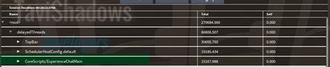 experiencechatmain and topbar are causing lag in our game engine bugs