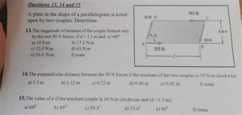 Solved Solve This Static Problem Chegg Com