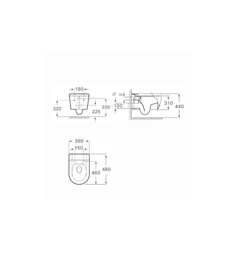 Pack Complet Wc Sans Bride Bati Autoportant Cuvette Plaque Blanche