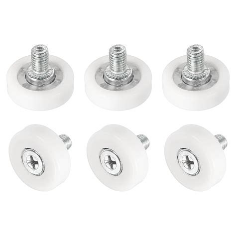 Uxcell Drawer Rollers Nylon Cabinet Drawer Pulley Replacement Wheels