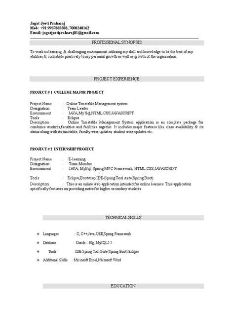 Jagatcv Pdf Eclipse Software Java Programming Language