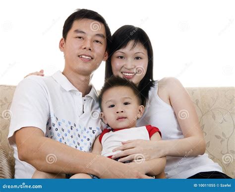 Asiatische Familie Stockbild Bild Von Entzückend Junge 10011055