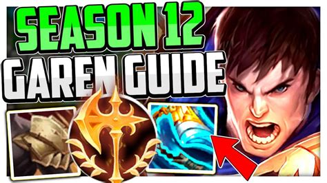 How To Play Garen And Carry For Beginners Best Build Runes Season 12