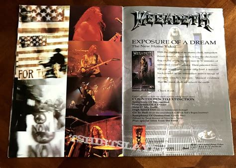 Megadeth Countdown To Extinction 1992 Official Programme