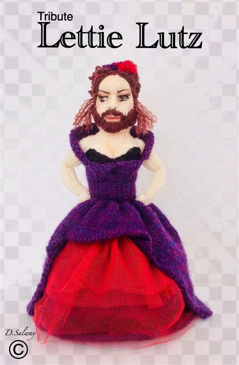 Lettie Lutz The Greatest Showman Bearded Lady Keala Settle Knitted Doll