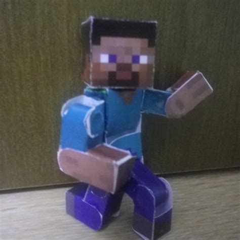 Minecraft Papercraft Bendable Steve Minecraft Bendabl
