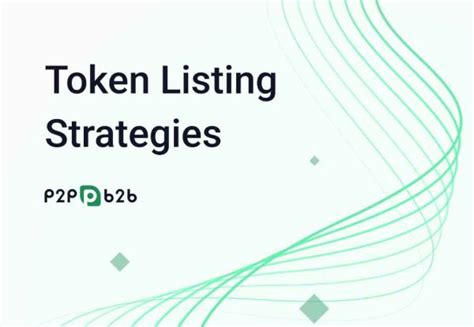 Token Listing Strategies The European Business Review Token Listing Strategies The European Business Review