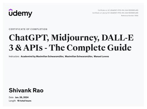 Shivank Rao On Linkedin Thrilled To Announce My Successful Completion Of Course On Chatgpt