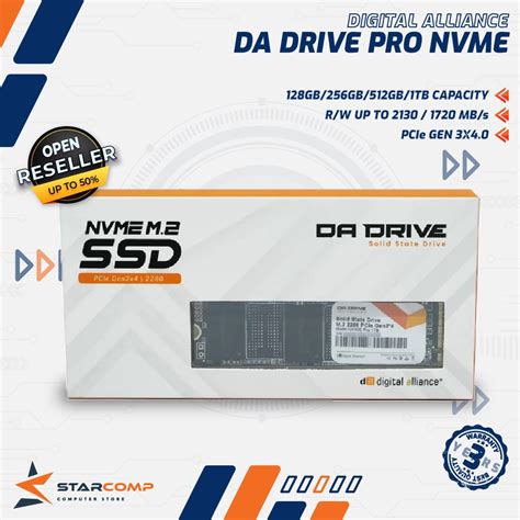 Jual Digital Alliance DA Drive Pro SSD GB GB GB TB NVME Shopee Indonesia