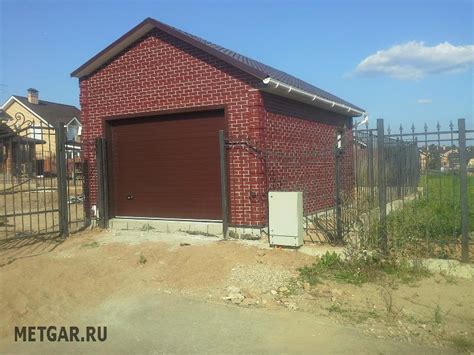 Гараж для одной машины – 4,2 х 5,4 м. Постройка, цена - Шведский ...