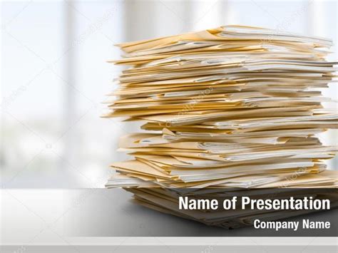 Documents File Folders Powerpoint Template Documents File Folders Powerpoint Background