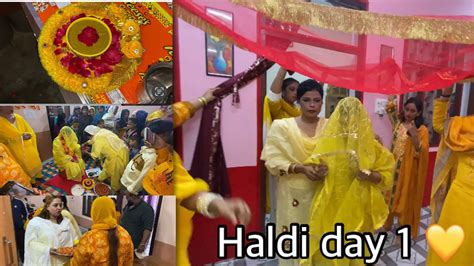 Haldi Day 1 Shadi Vlogs Cook With Meenaz Recipes And Vlogs Youtube