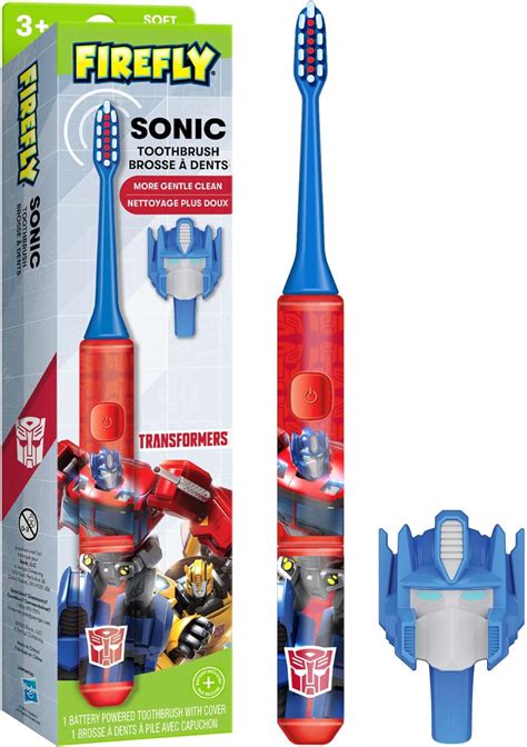 Firefly Transformers Sonic Toothbrush With 3d Cover Soft Ages 3