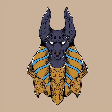 Anubis Vector Illustration Specially Made For Clothing Branding Needs